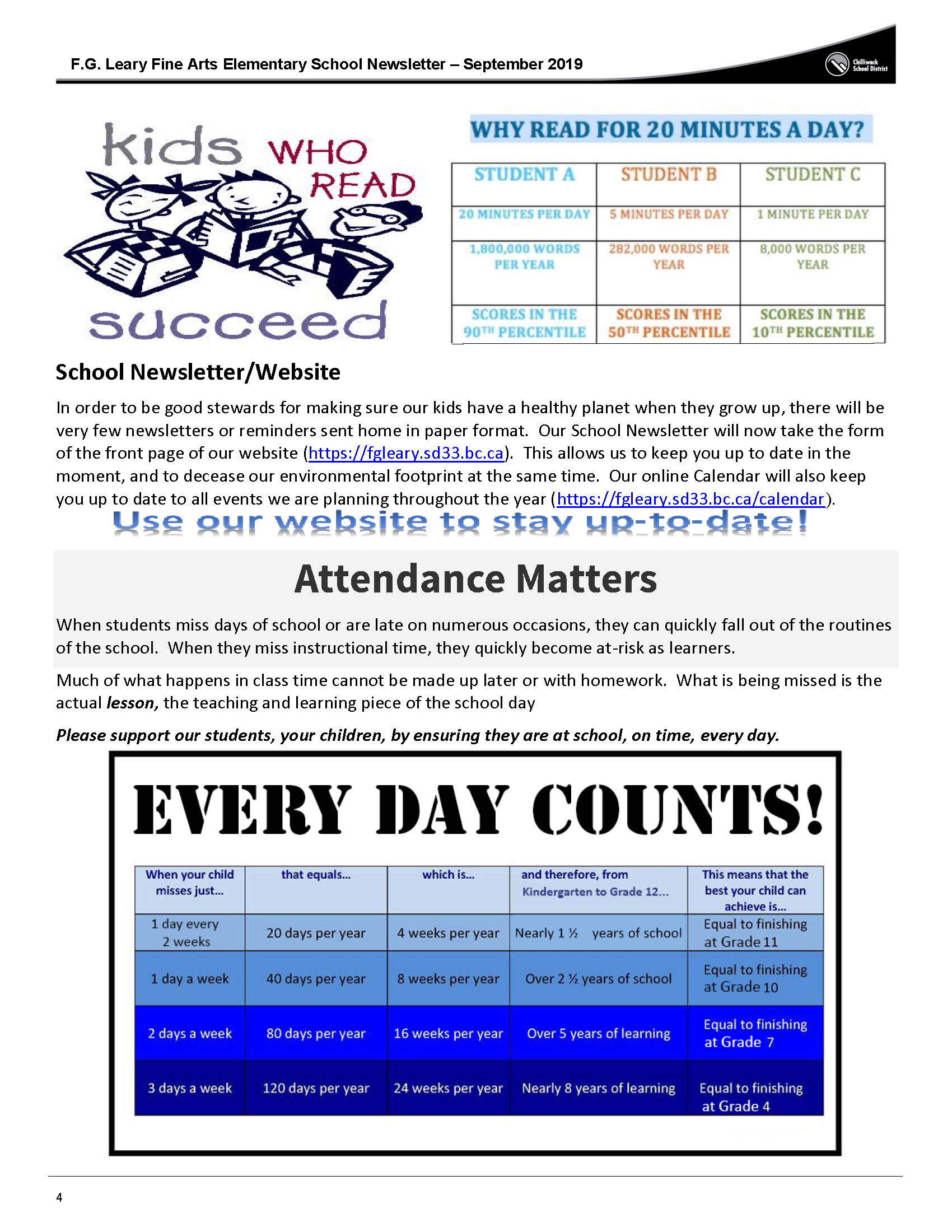 Welcome | F G Leary Fine Arts Elementary School